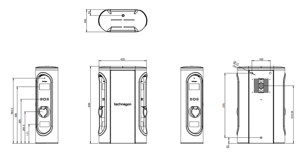 Technagon AC-Wallbox TEW4 | CITYWATT Fachpartner-Shop